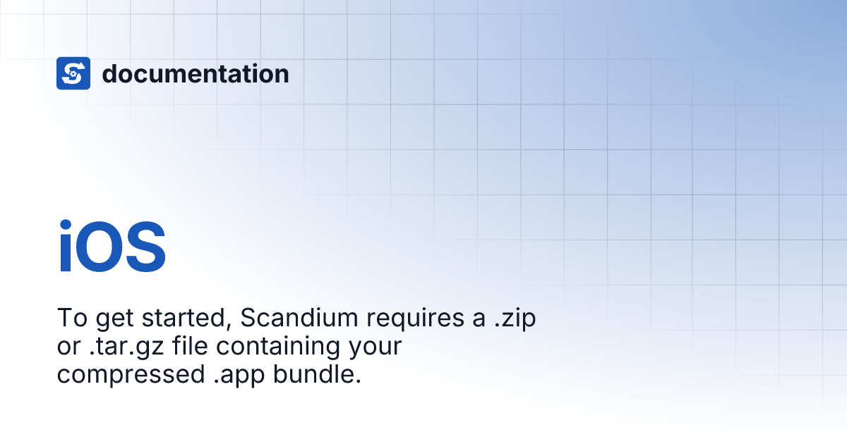 iOS | documentation iOS | documentation