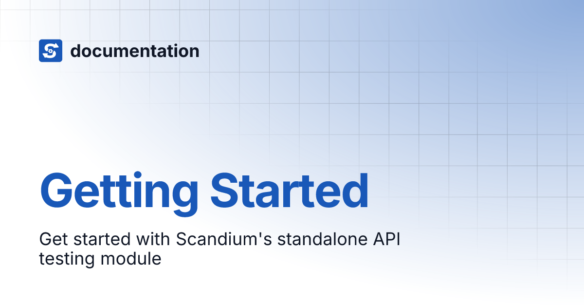 Getting Started | documentation